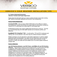Cold Weather Installation Tips