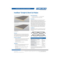 InsulBase Straight Bevel Cut Polyiso PDS