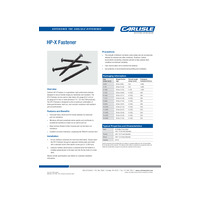 HP-X Fastener Product Data Sheet PDS