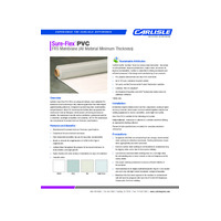 Sure-Flex PVC FRS Membrane Product Data Sheet PDS