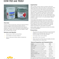 CCW702 and 702LV Technical Data Bulletin TDB