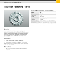 Versico Insulation Fastening Plates Technical Data Bulletin TDB
