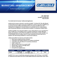 SureMB 70 SA Base Ply Marketing Announcement