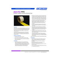 Sure-Flex PVC Yellow Pressure-Sensitive Warning Strip Product Data ...