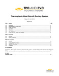 Thermoplastic Metal Retrofit Installation Specification and Details