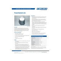 Powerblanket Lite Product Data Sheet PDS