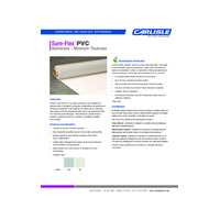 Sure-Flex PVC Membrane - Minimum Thickness Product Data Sheet