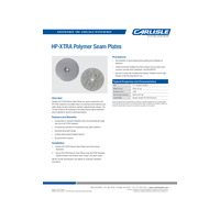 HP-Xtra Polymer Seam Plates Product Data Sheet PDS