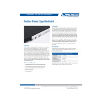 Rubber Paver Edge Restraint Product Data Sheet