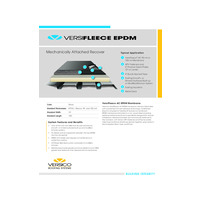 VersiFleece EPDM Mechanically Attached System Sheet