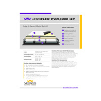 VersiFlex PVCKEE HP Fully Adhered Metal Retrofit System Sheet