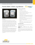 Flexible DASH 5Gallon Jug Adhesive Technical Data Bulletin TDB