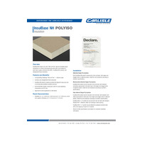 InsulBase NH Polyiso Insulation Product Data Sheet PDSTDB