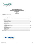 FleeceBACK HydroBond Code Approval Guide