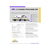 VersiFlex PVCKEE HP Mechanically Attached System Sheet