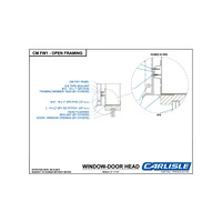 FW1 Open Framing - Window-Door Head