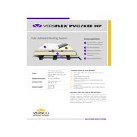 VersiFlex PVCKEE HP Fully Adhered System Sheet