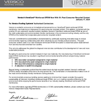 Versico Roofing Systems VersiGard Reinforced EPDM Now With 5 ...