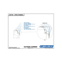 FW1 Open Framing - Outside Corner