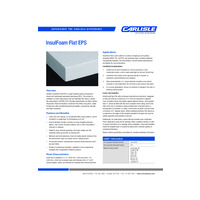 InsulFoam Flat EPS Product Data Sheet