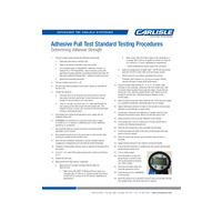 Adhesive Pull Test Standard Testing Procedures