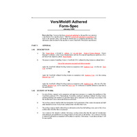 VersiWeld TPO Adhered Form Specification
