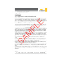 Total System with Limited Coverage for Hail - Sample Warranty