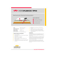 VersiFleece TPO Mechanically Attached System Sheet