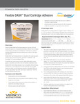 Flexible DASH Dual Cartridge DC Adhesive Technical Data Bulletin TDB