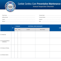 Carlisle Continu-Care Preventative Maintenance Program Annual ...
