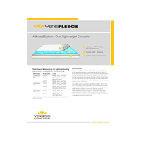 VersiFleece Adhered System Sheet - Over Lightweight Concrete